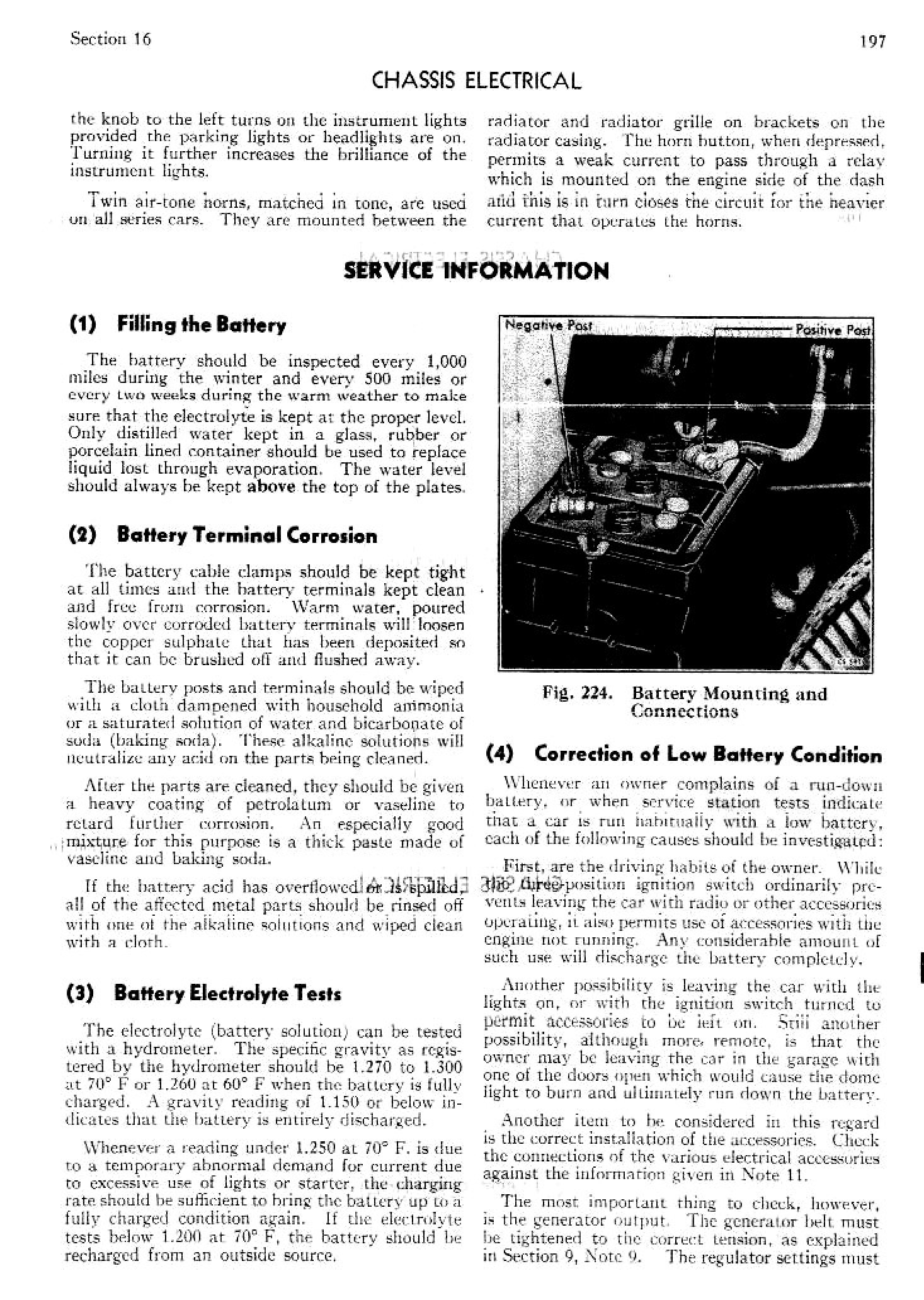 1949 Cadillac Shop Manual- Chassis Electrical Page 2 of 10